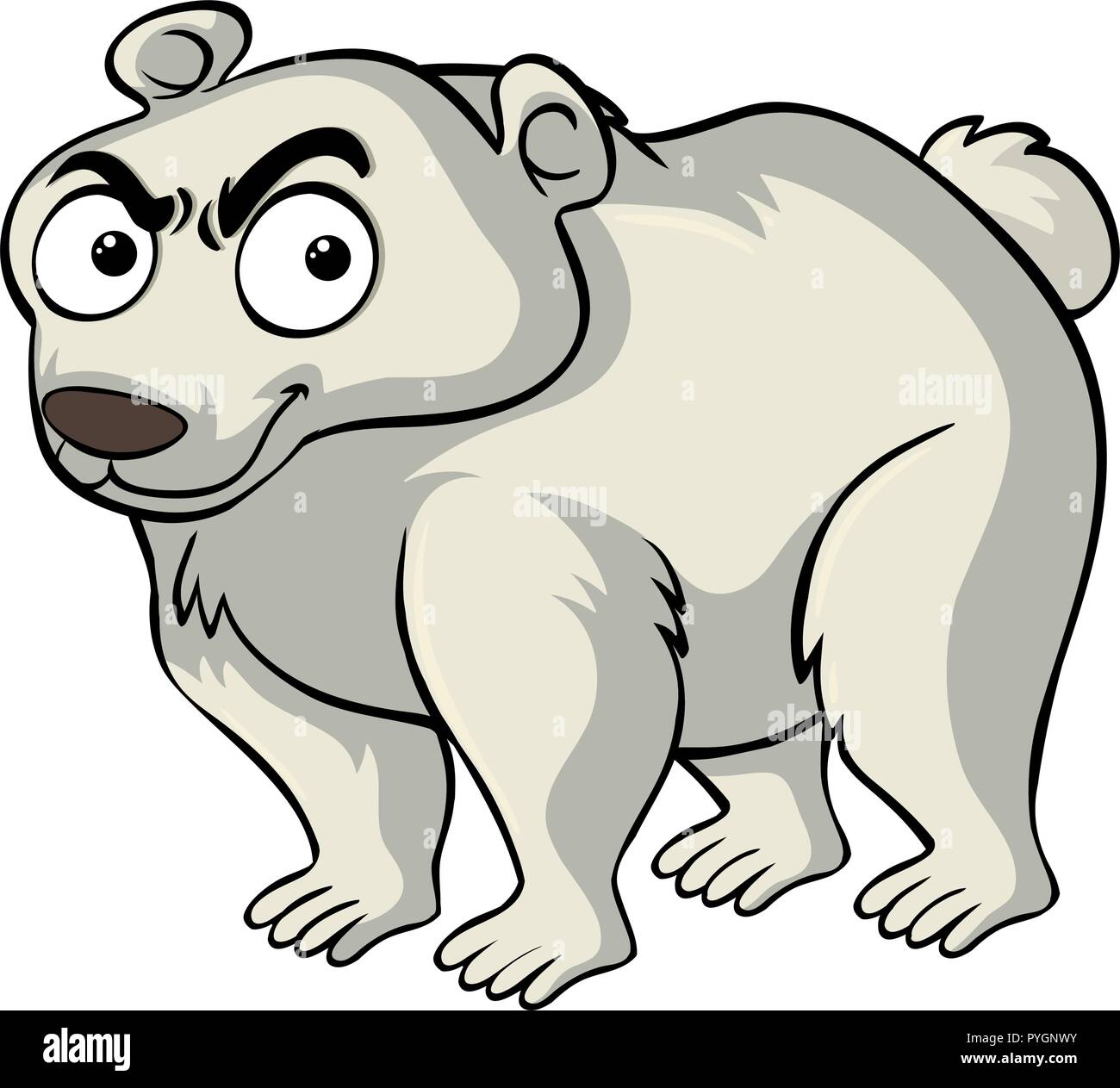 Polar Bear Face Clip Art
