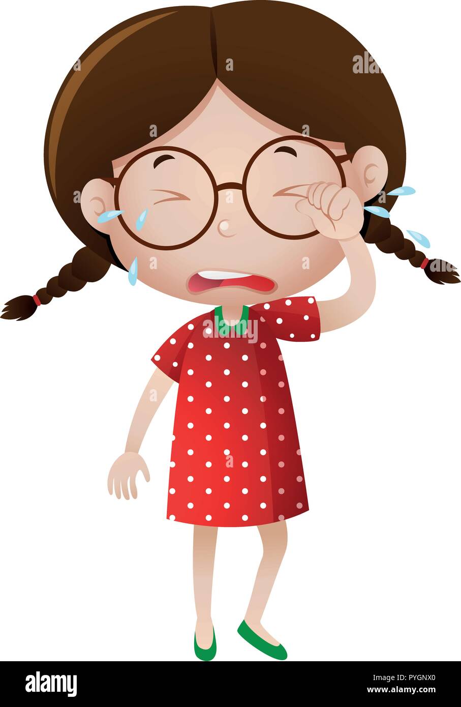 Little girl crying with tears illustration Stock Vector Image & Art - Alamy Little girl crying with tears illustration Stock Vector Image & Art - Alamy
