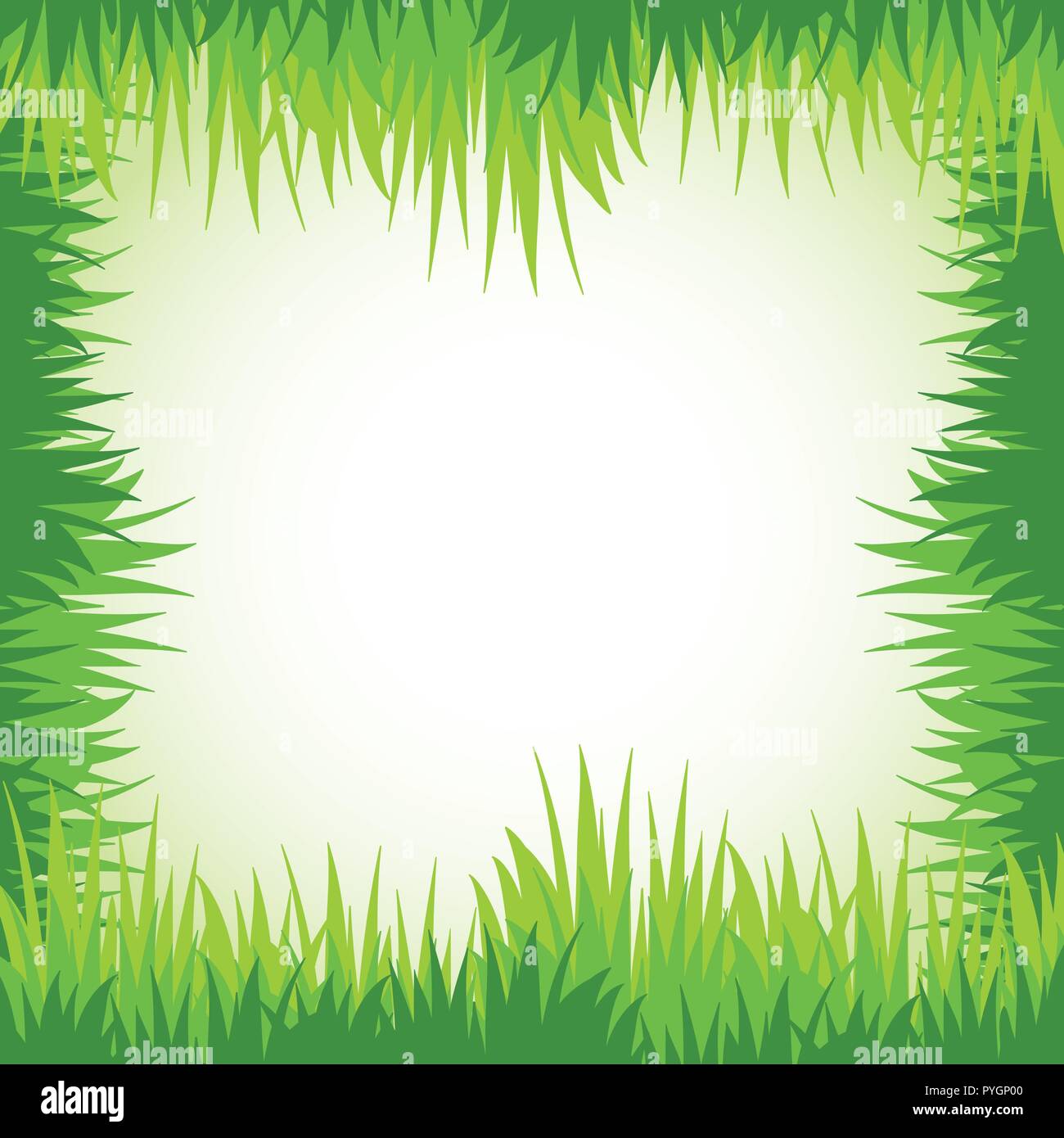 Green Grass For Frame Template Illustration Stock Vector Image And Art Alamy