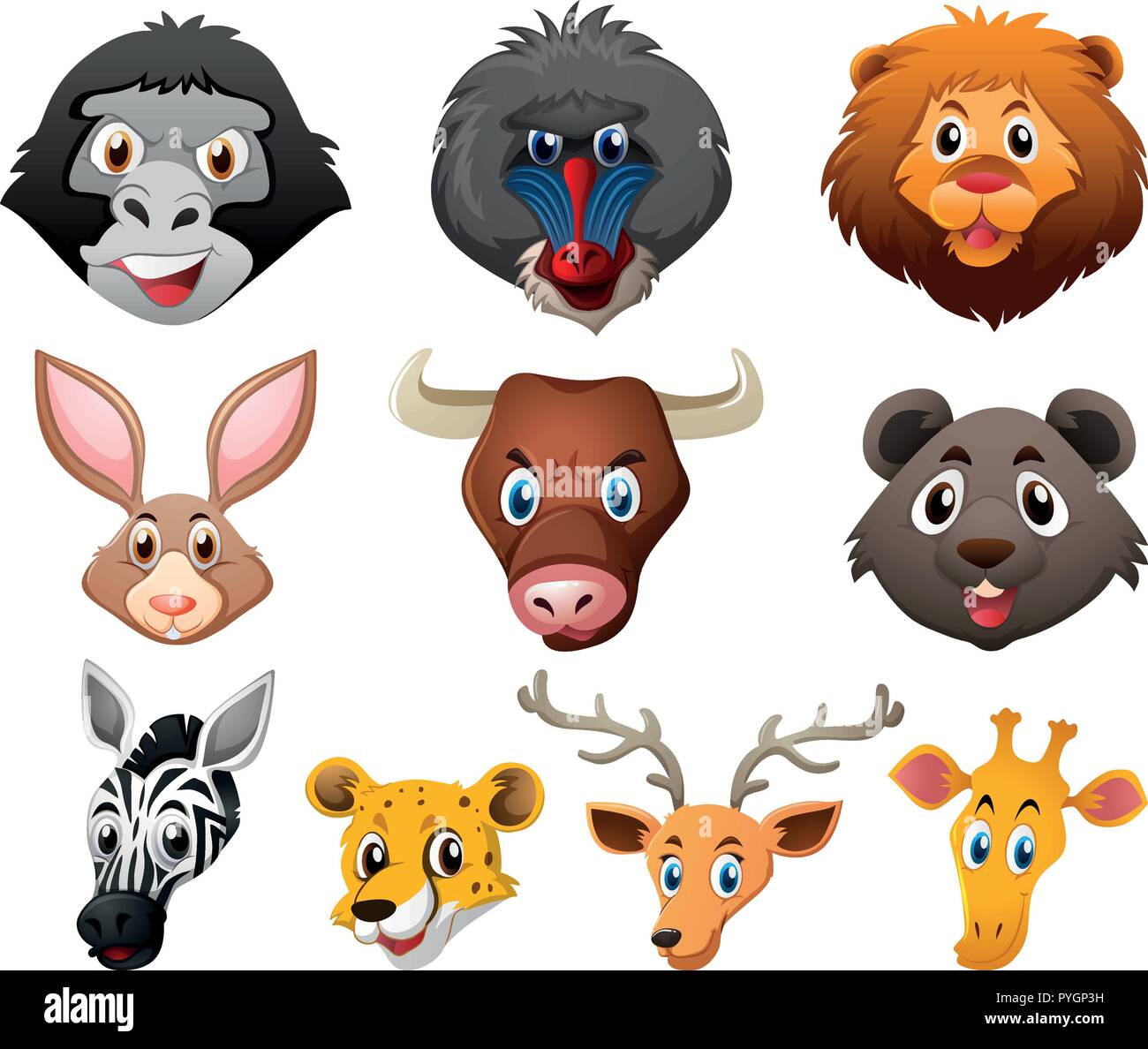 Types of zebra Stock Vector Images - Alamy