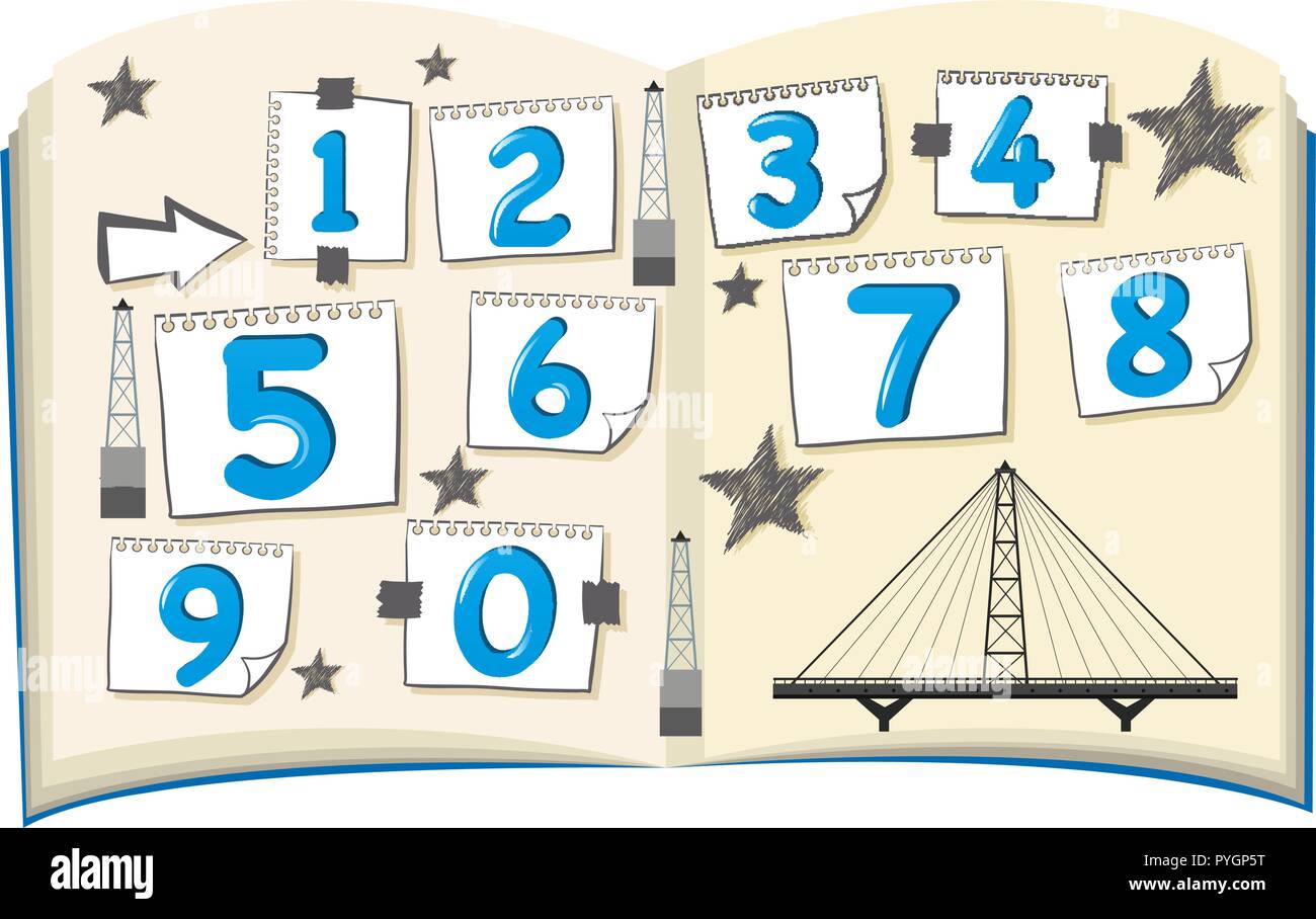 Number one digit on Stock Vector Images - Alamy