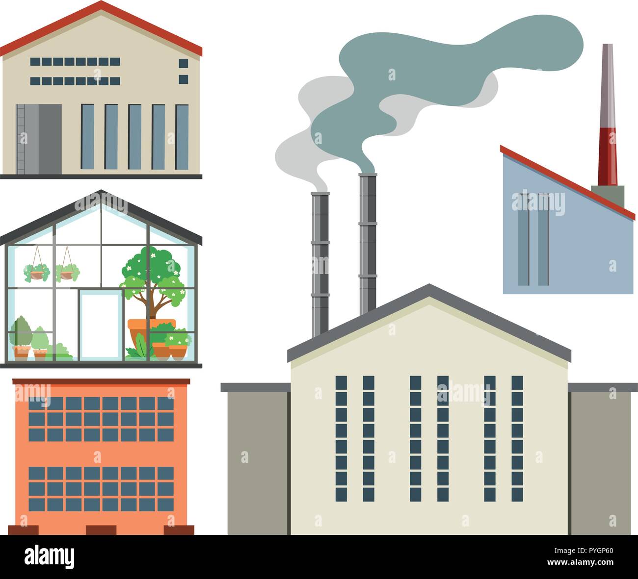 Factory Building Clipart