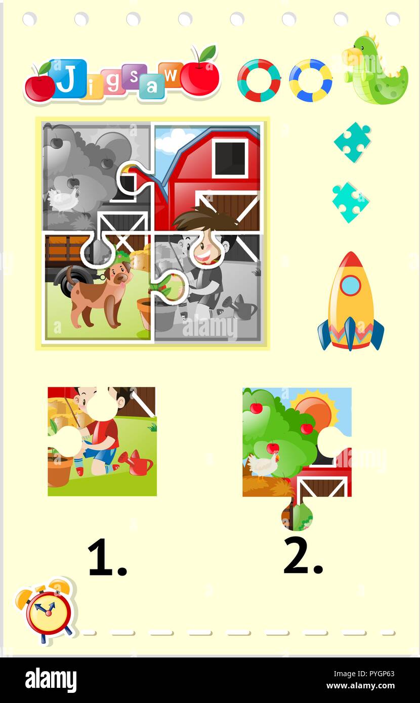 Boy tree planting Stock Vector Images - Alamy