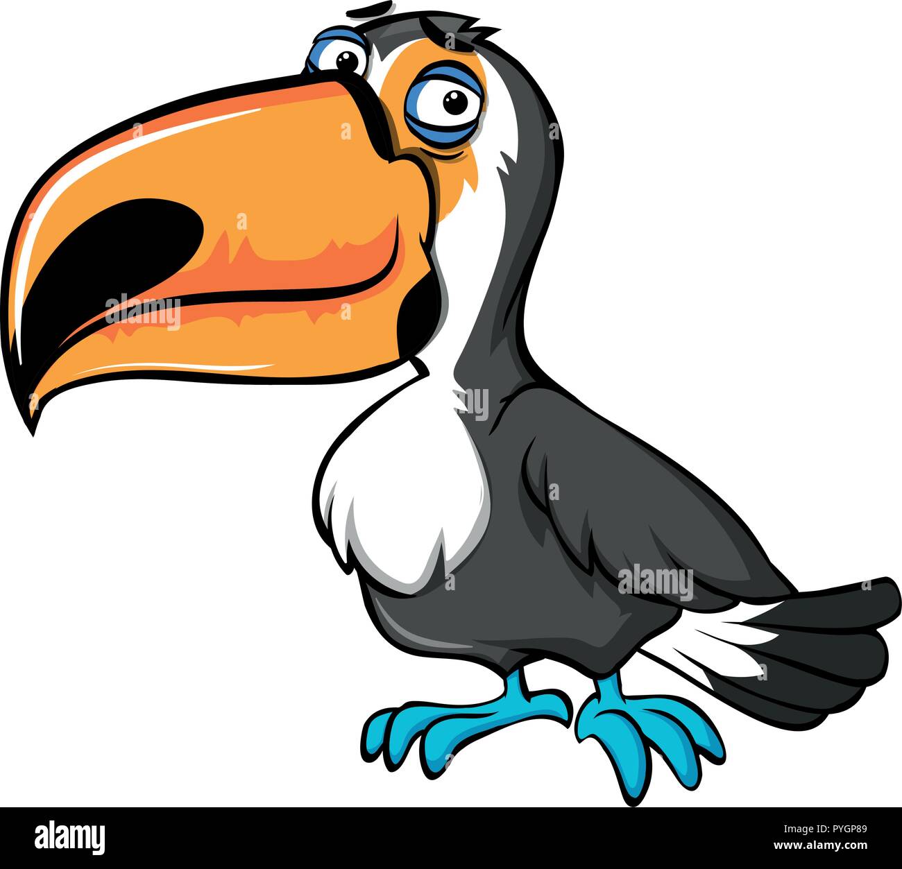 Cartoon illustration bird sad expression hi-res stock photography and ...