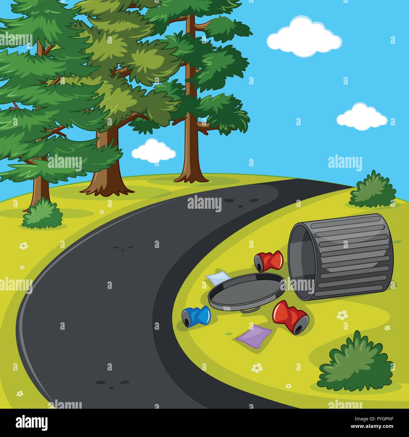 Dirty Litter Stock Vector Images - Alamy