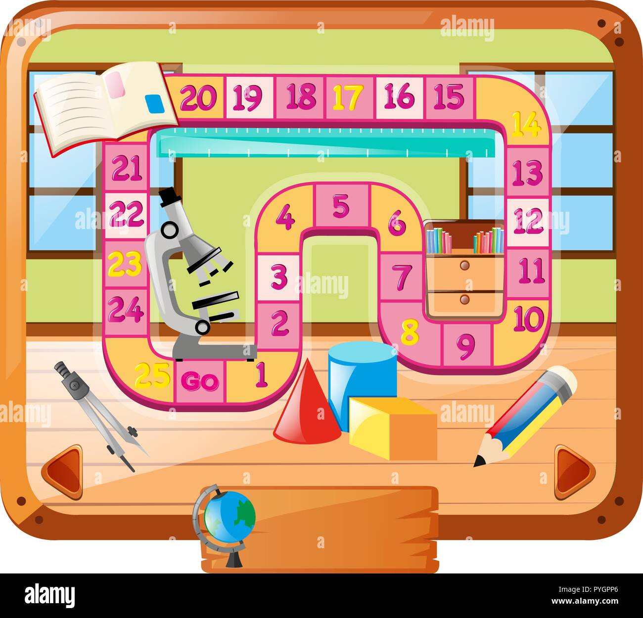 Boardgame classroom Stock Vector Images - Alamy