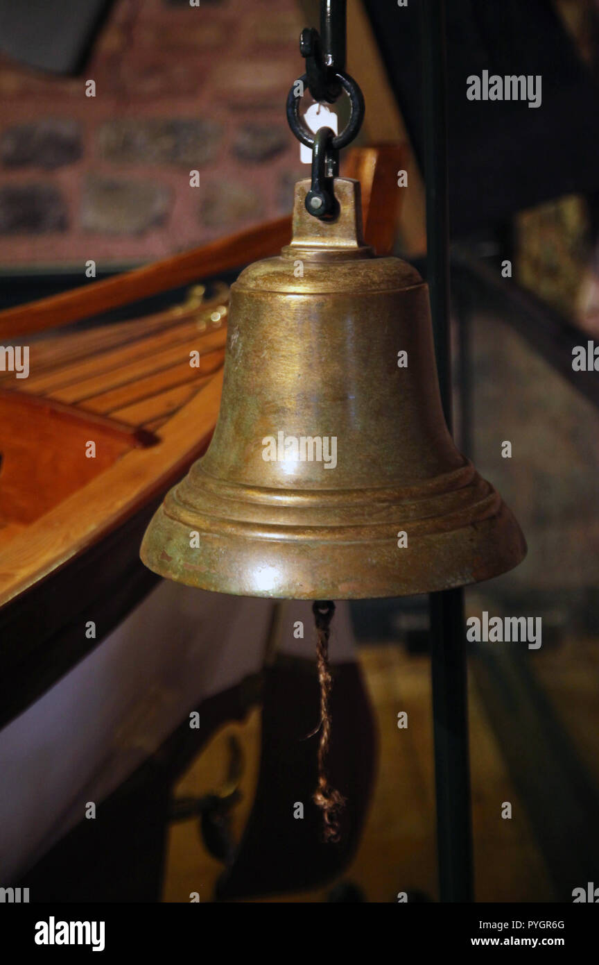 golden color bell Stock Photo - Alamy