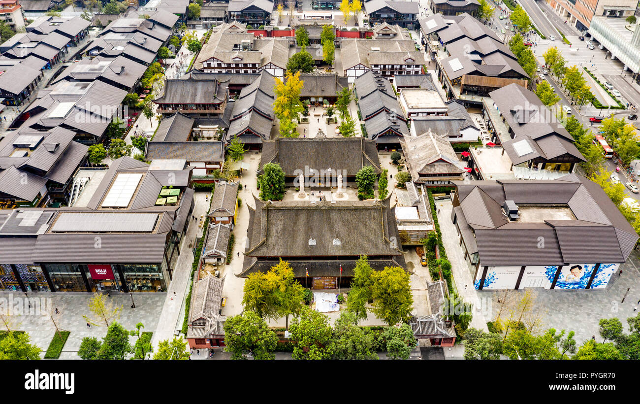 Daci Temple, Chengdu, China Stock Photo - Alamy