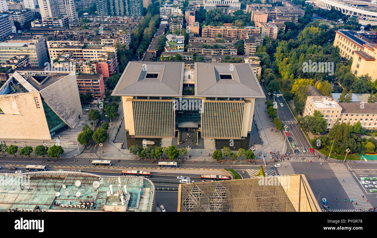 Sichuan Library, Chengdu, China Stock Photo - Alamy