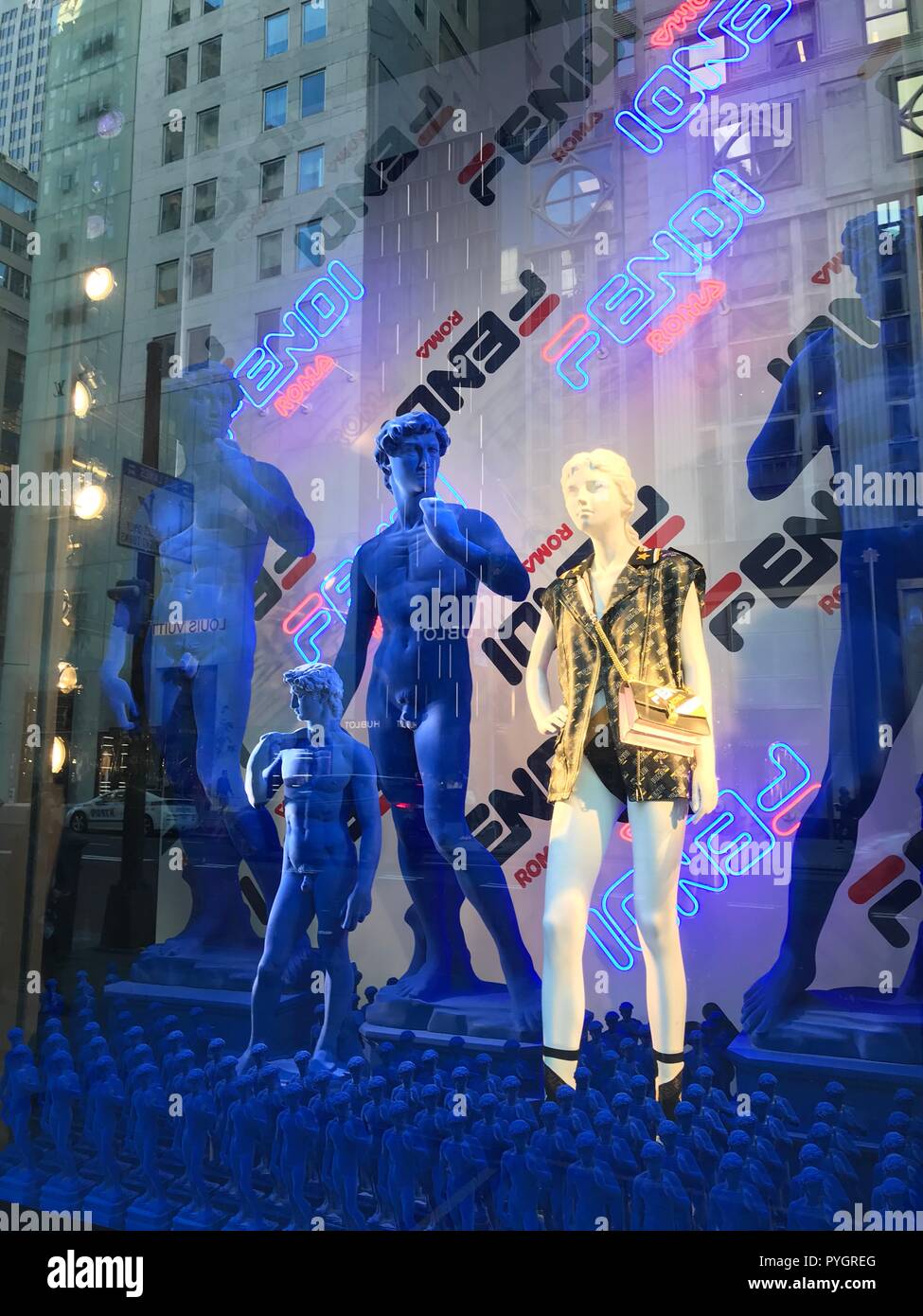 Window display at Bergdorf Goodman in NYC Stock Photo - Alamy