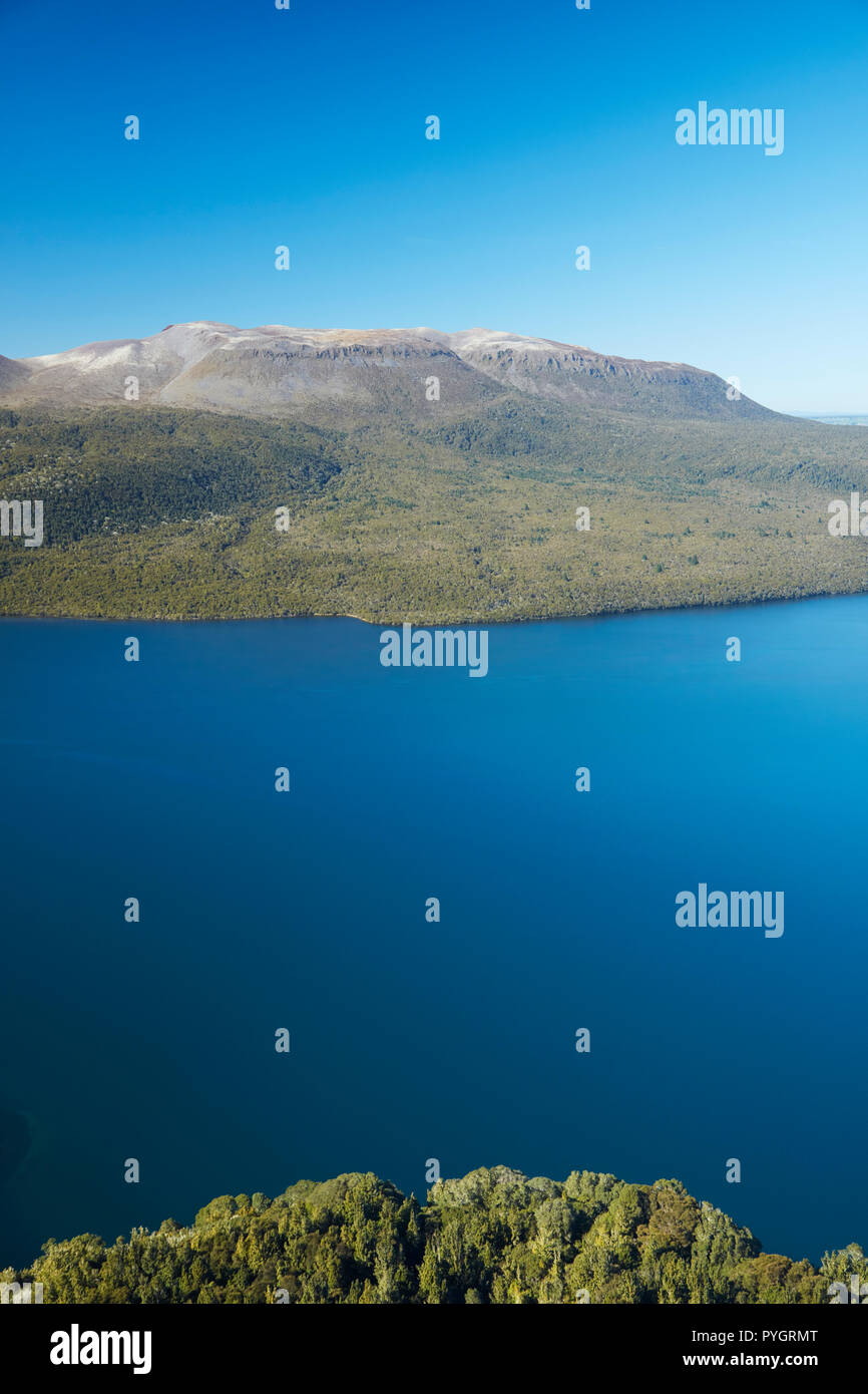 Aerial view of mt tarawera volcano hi-res stock photography and images ...