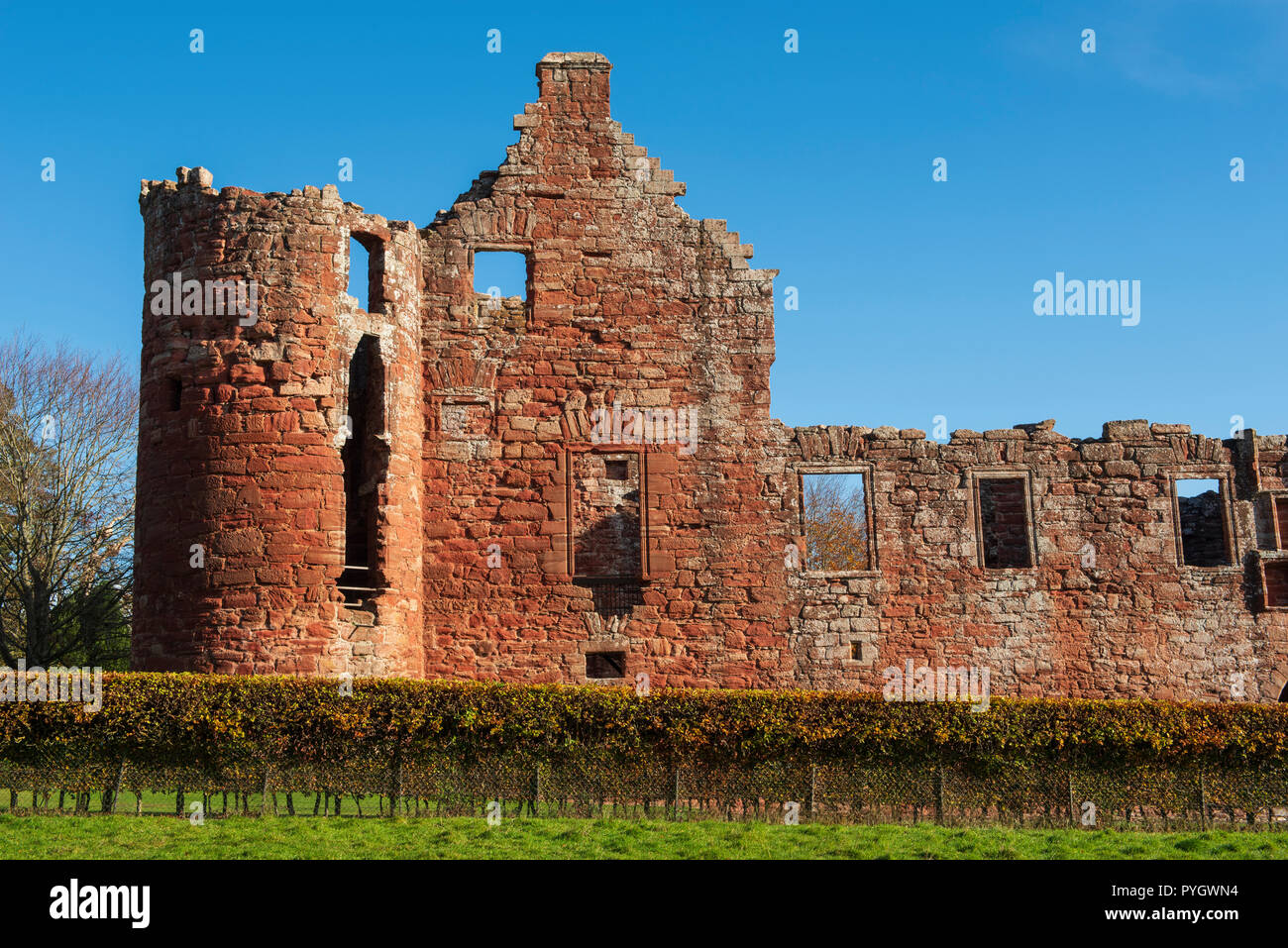Edzell Castle, Edzell, Angus, Scotland Stock Photo - Alamy
