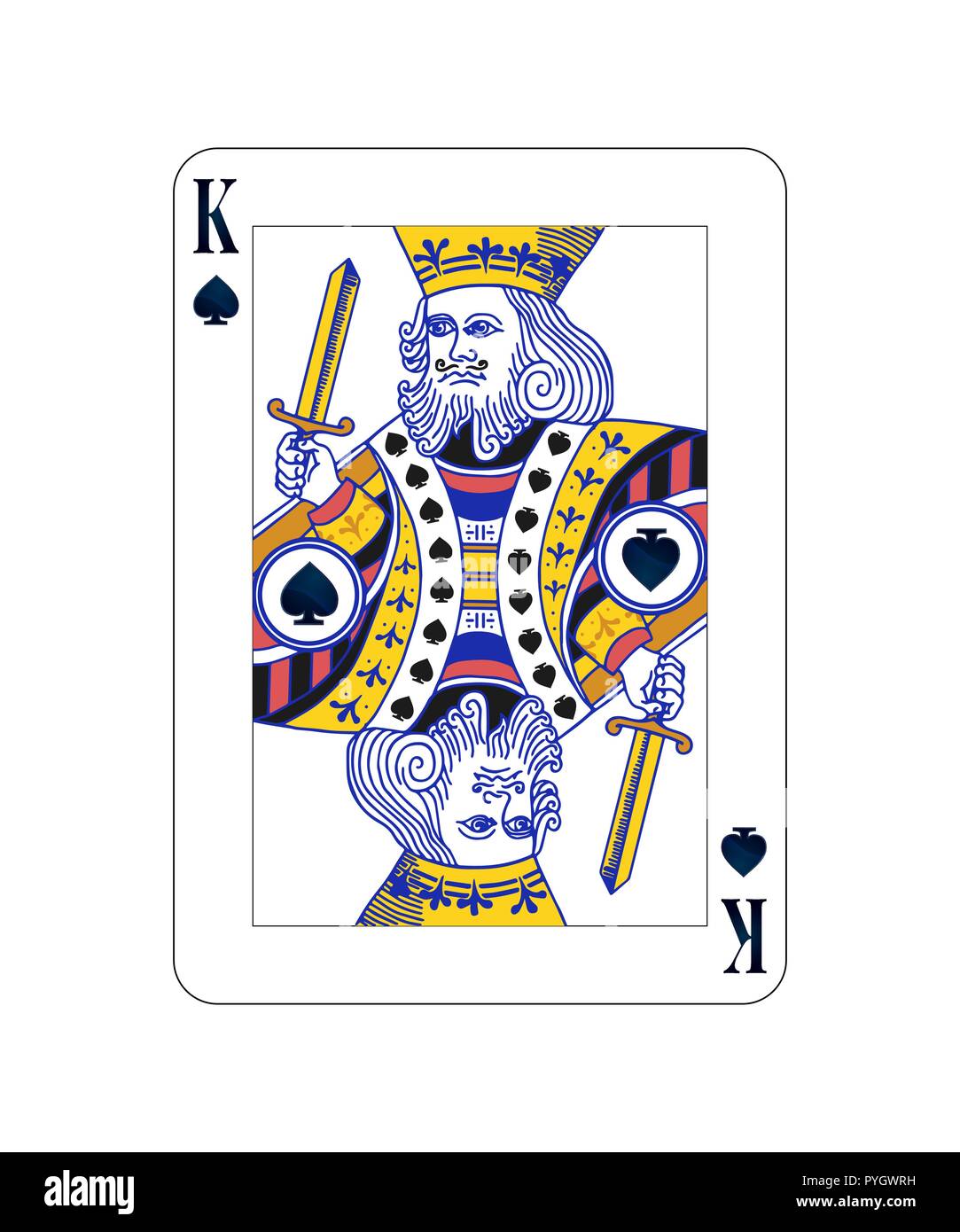 King of spades playing card hi-res stock photography and images - Alamy