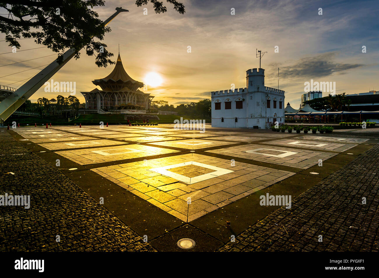 Landscape sunrise during stage hi-res stock photography and images - Alamy