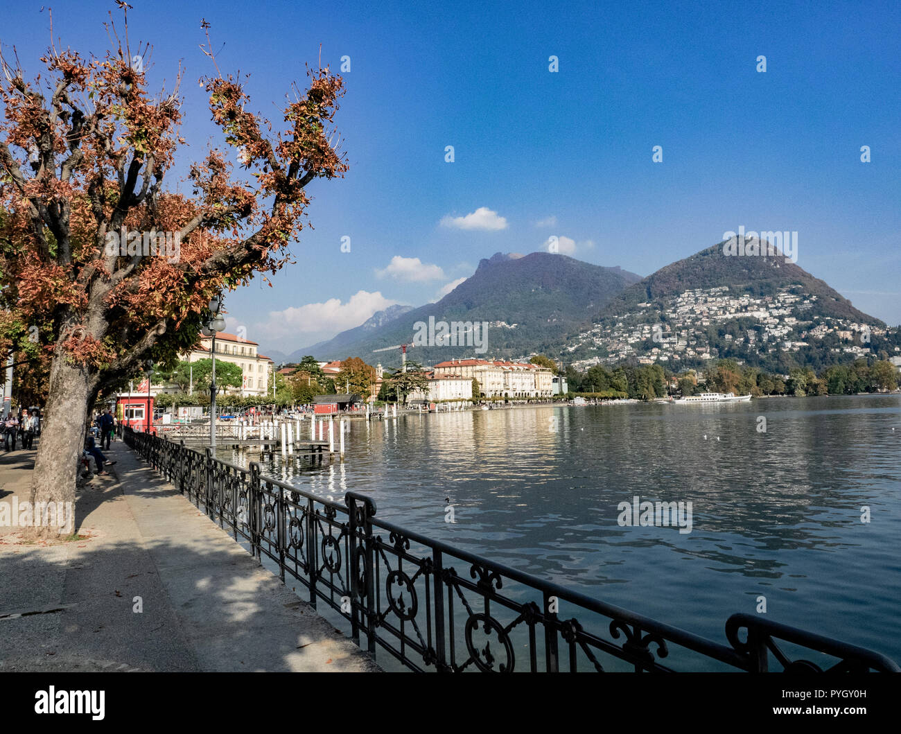 Lugano switzerland autumn hi-res stock photography and images - Alamy
