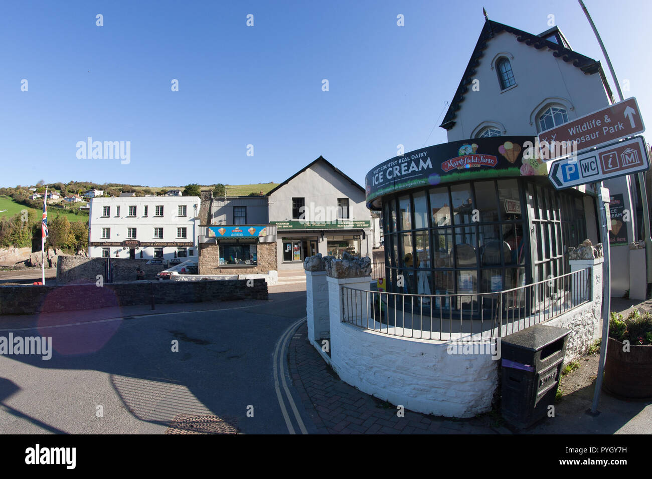 Combe Martin North Devon Stock Photo - Alamy
