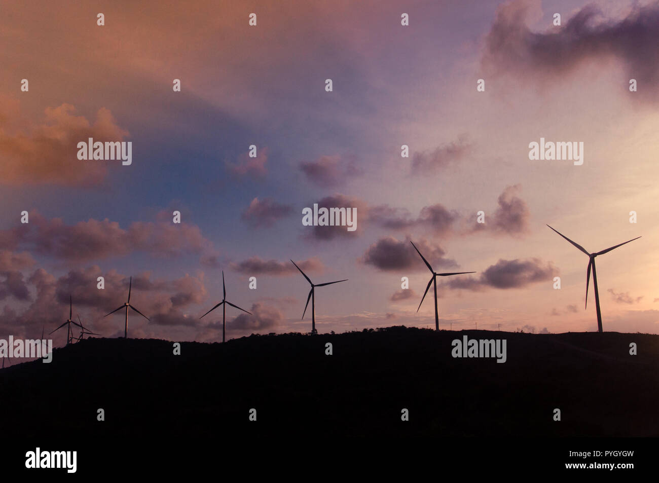 Turbines of The Sidrap WInd Farm in Sidenreng Rappang, Indonesia Stock ...
