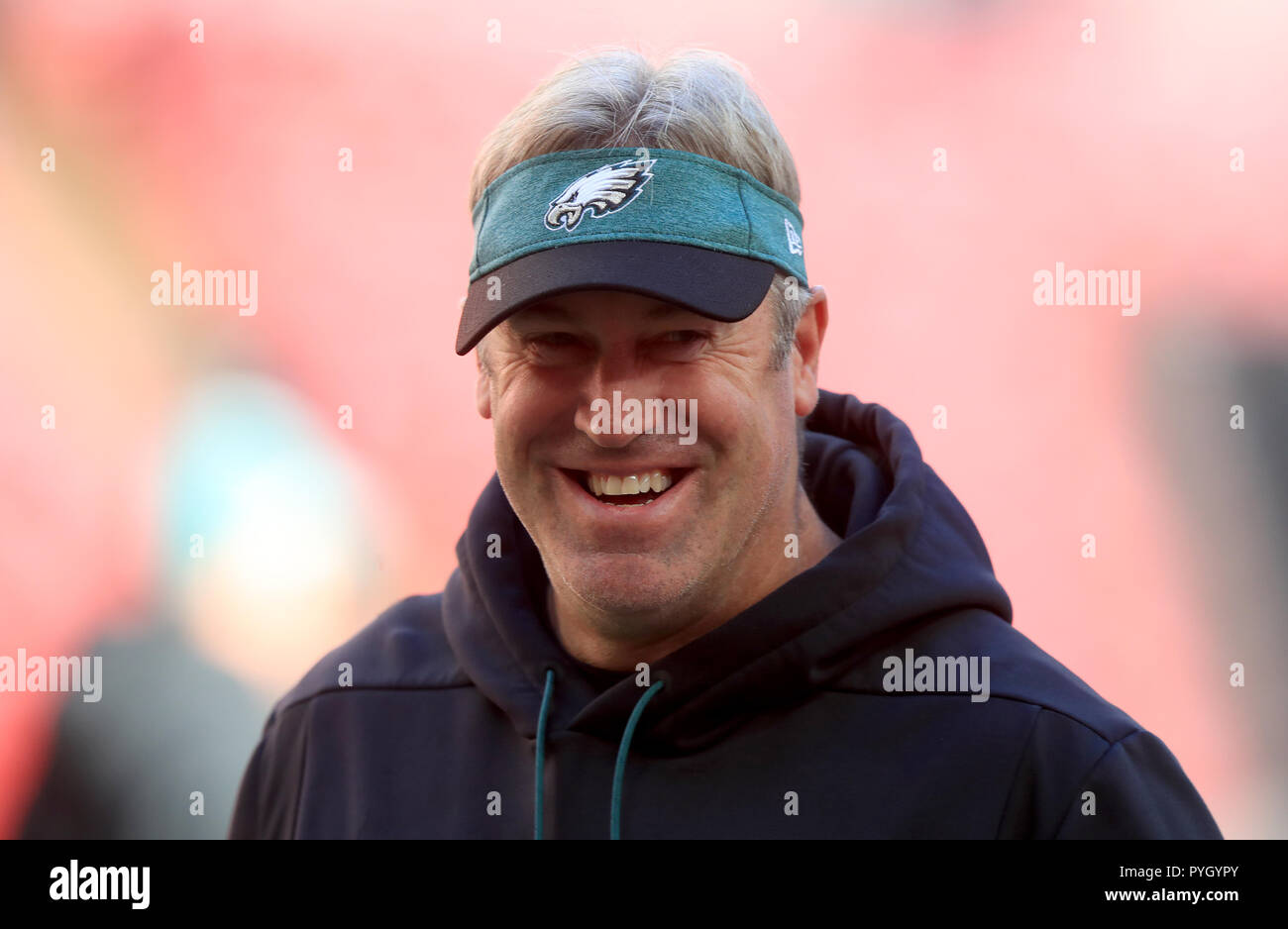 Philadelphia Eagles head coach Doug Pederson prior to the International ...