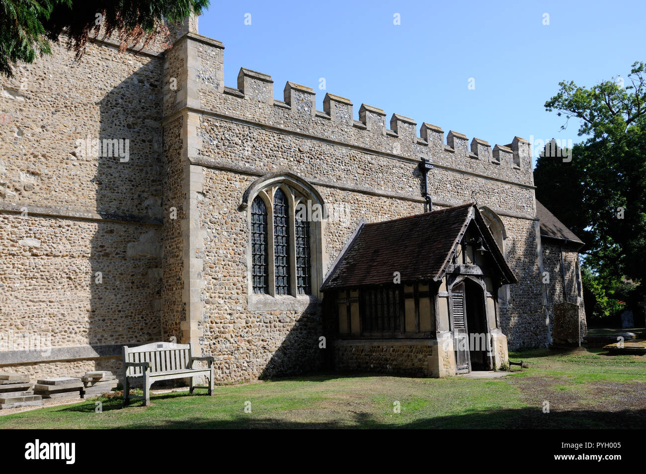 St Mary's Church, Great Wymondley, is one of only three churches in ...