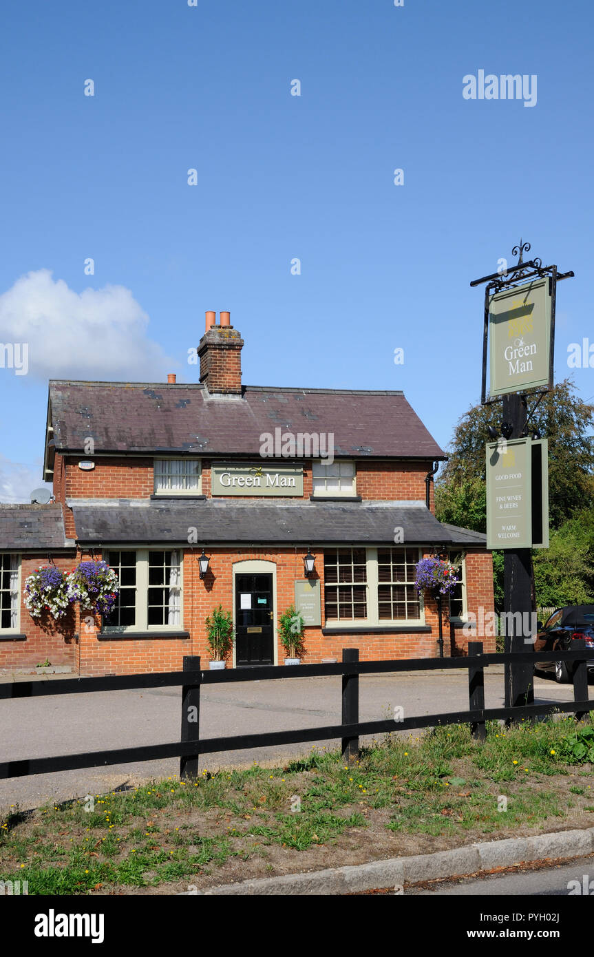 The Green Man Inn, Great Wymondley, Hertfordshire, was originally known ...