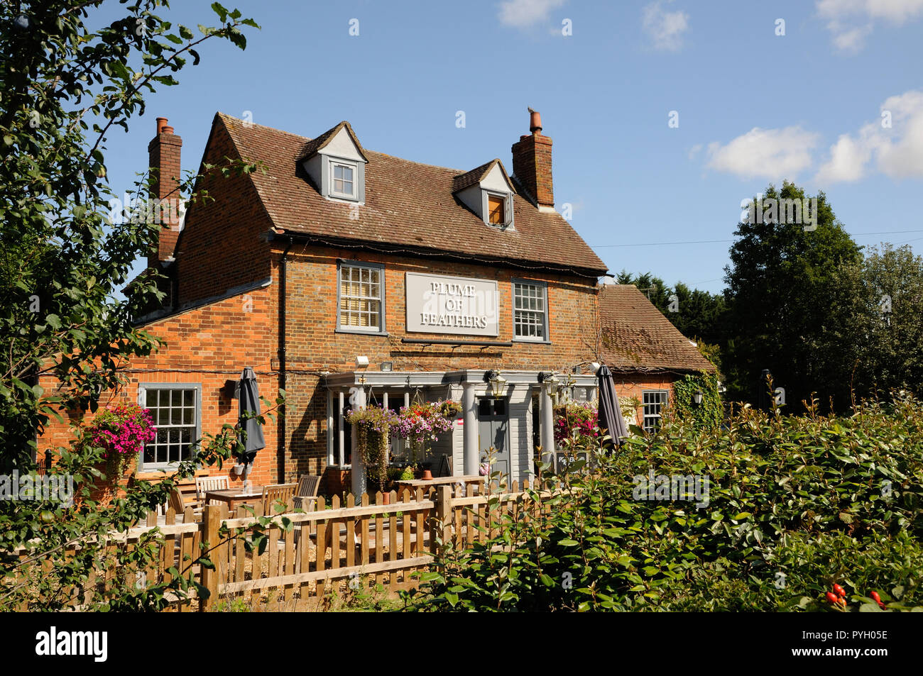 Plume of Feathers Inn, Little Wymondley, Hertfordshire, probably became ...