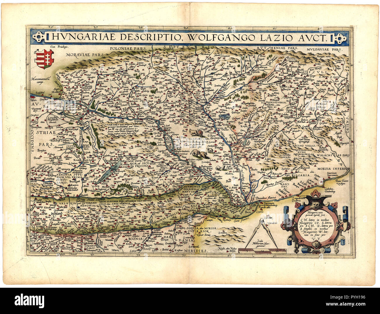 16th century hungary map hi-res stock photography and images - Alamy