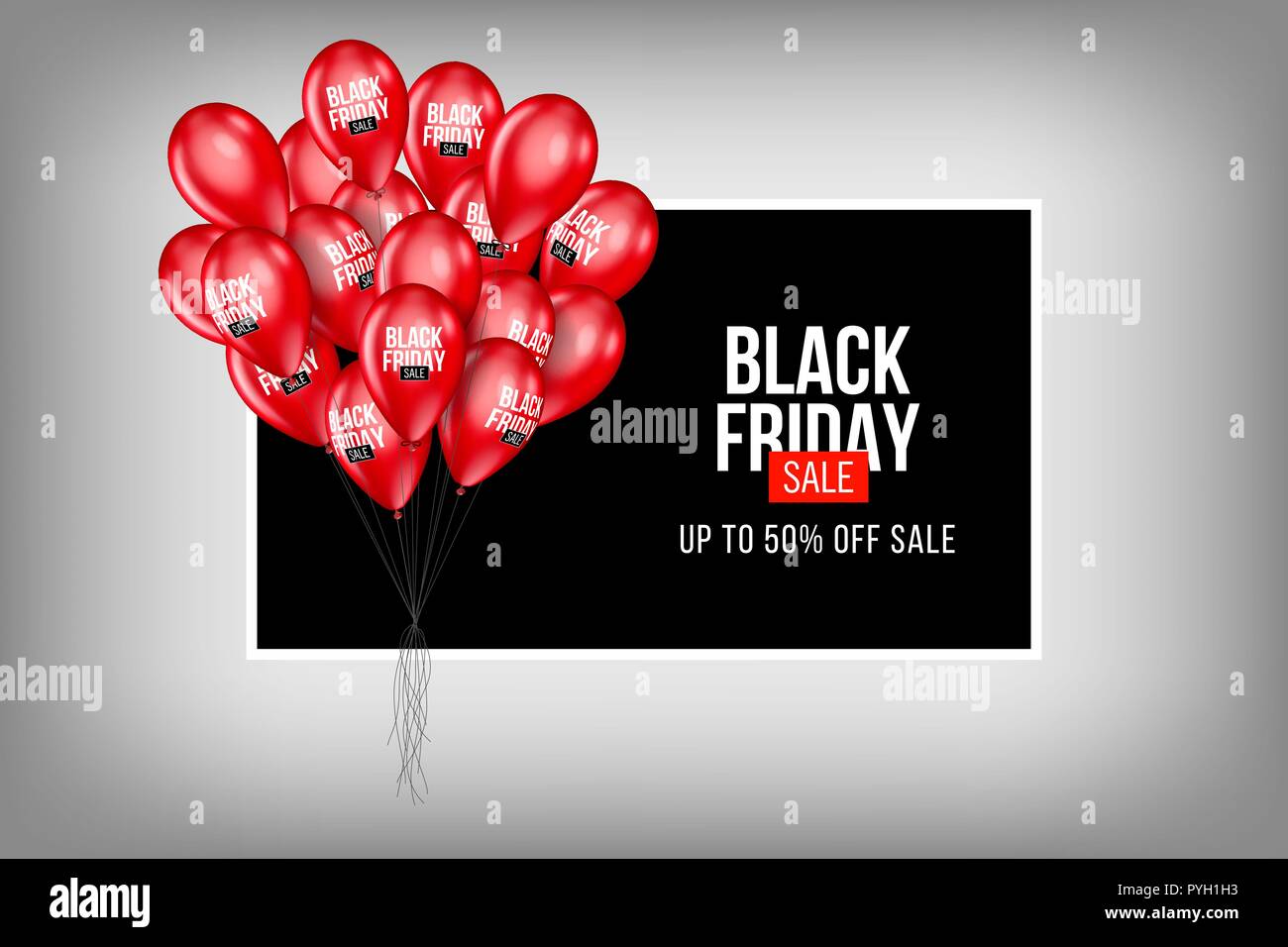 Red friday sale banner hi-res stock photography and images - Alamy