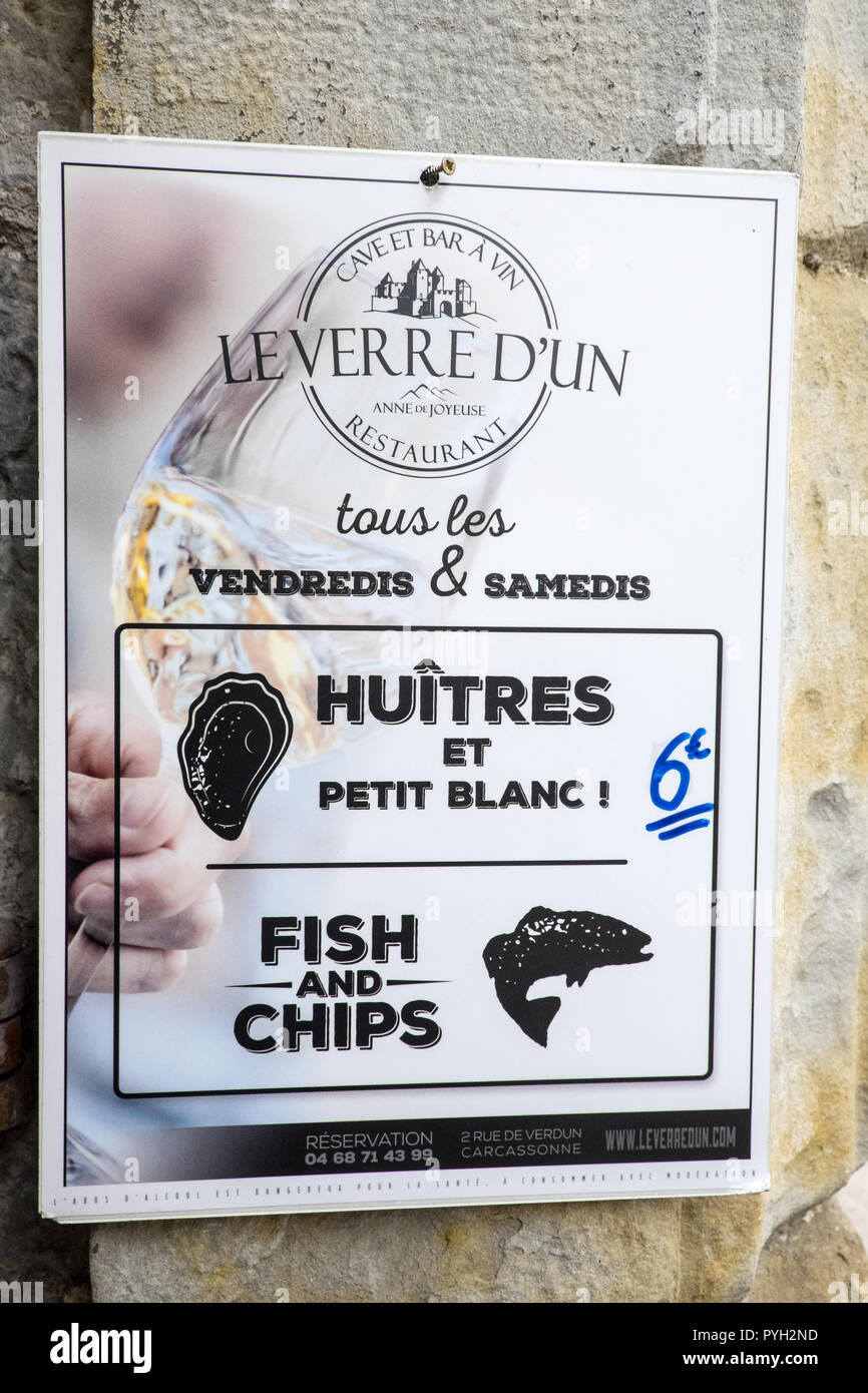 French menu english hi-res stock photography and images - Alamy