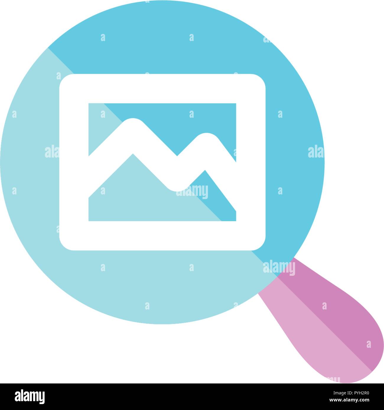 Lupe icon image hi-res stock photography and images - Alamy