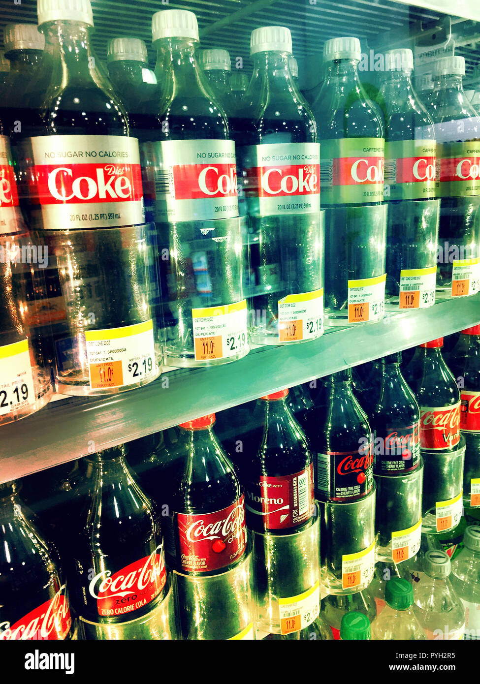 Coke coca cola products soft drinks hi-res stock photography and images ...
