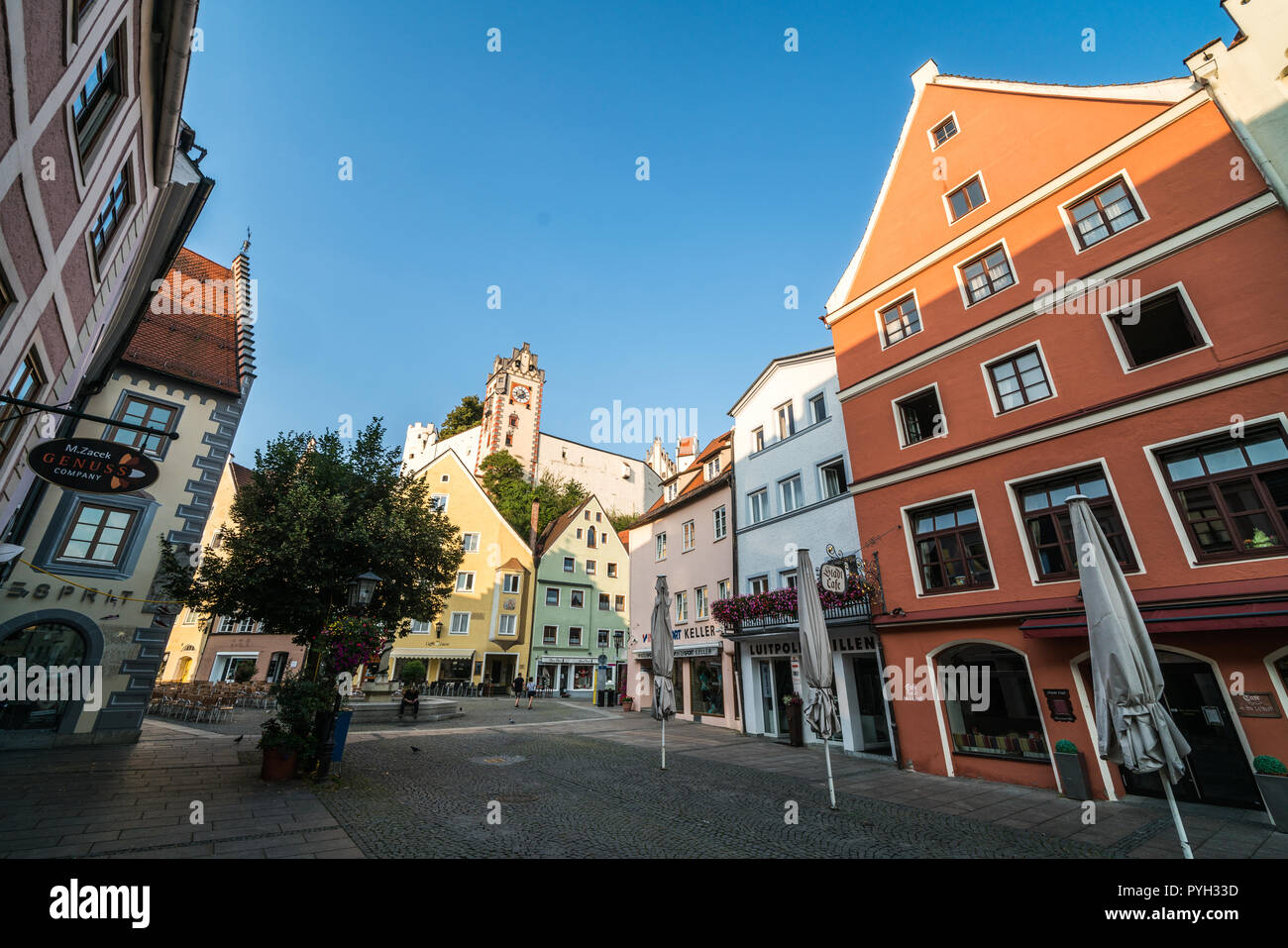Historical Old Town Of Fuessen High Resolution Stock Photography and ...