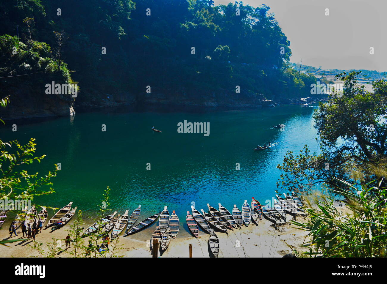 Dawki River Shillong India Stock Photo - Alamy