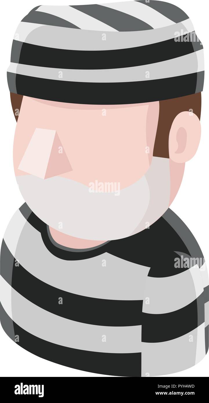 Prisoner Man Avatar People Icon Stock Vector Image & Art - Alamy