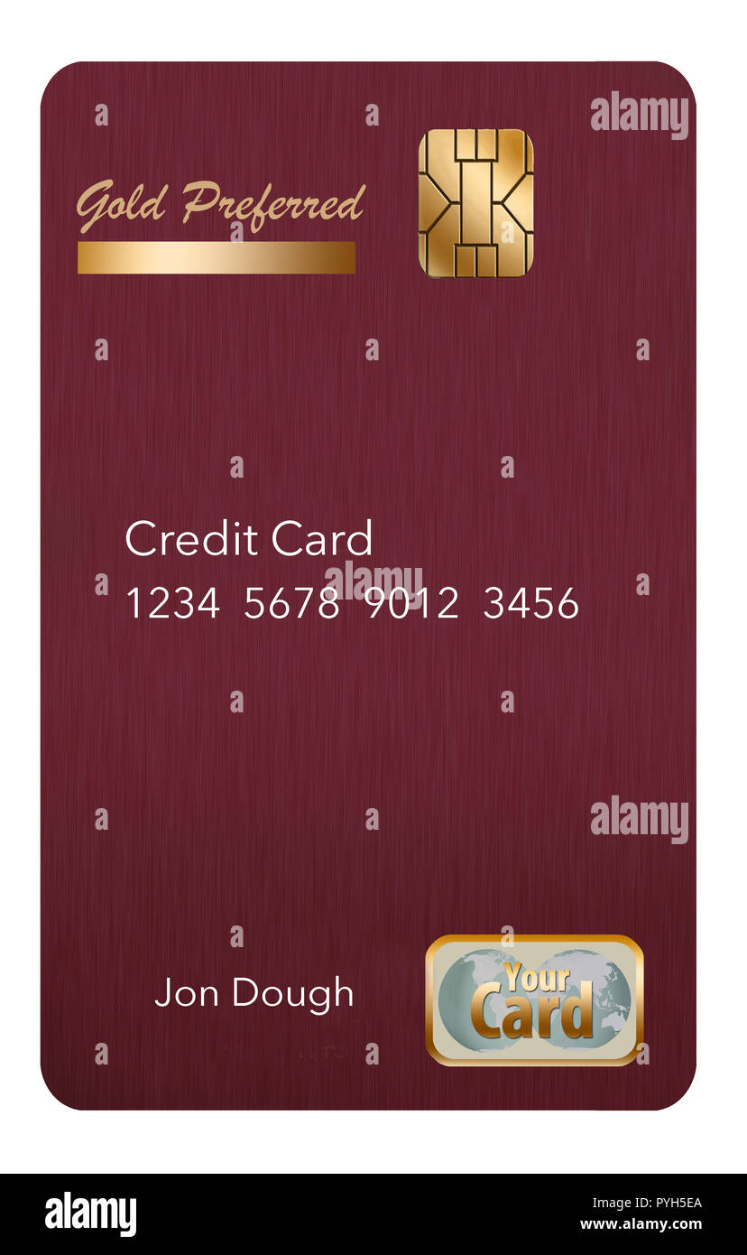 Vertical credit card Stock Photo - Alamy