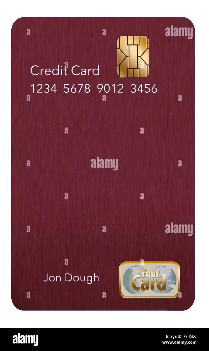 Vertical credit card Stock Photo - Alamy