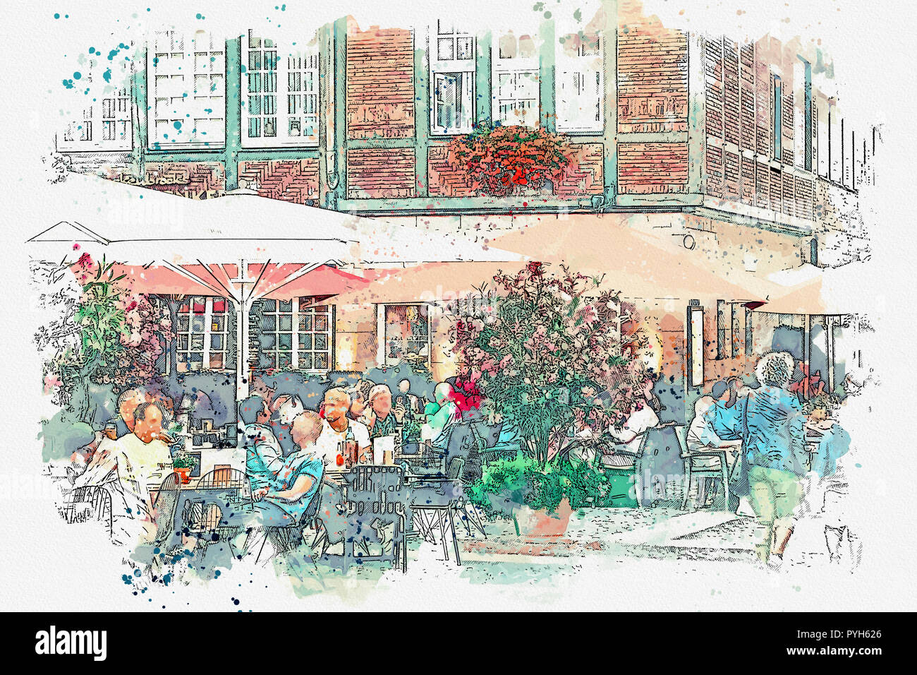 Exterior of 'sketch' restaurant hi-res stock photography and images - Alamy