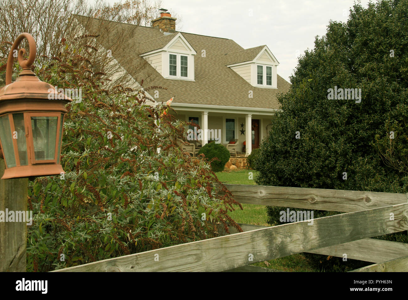 House in rural Virginia, USA Stock Photo - Alamy