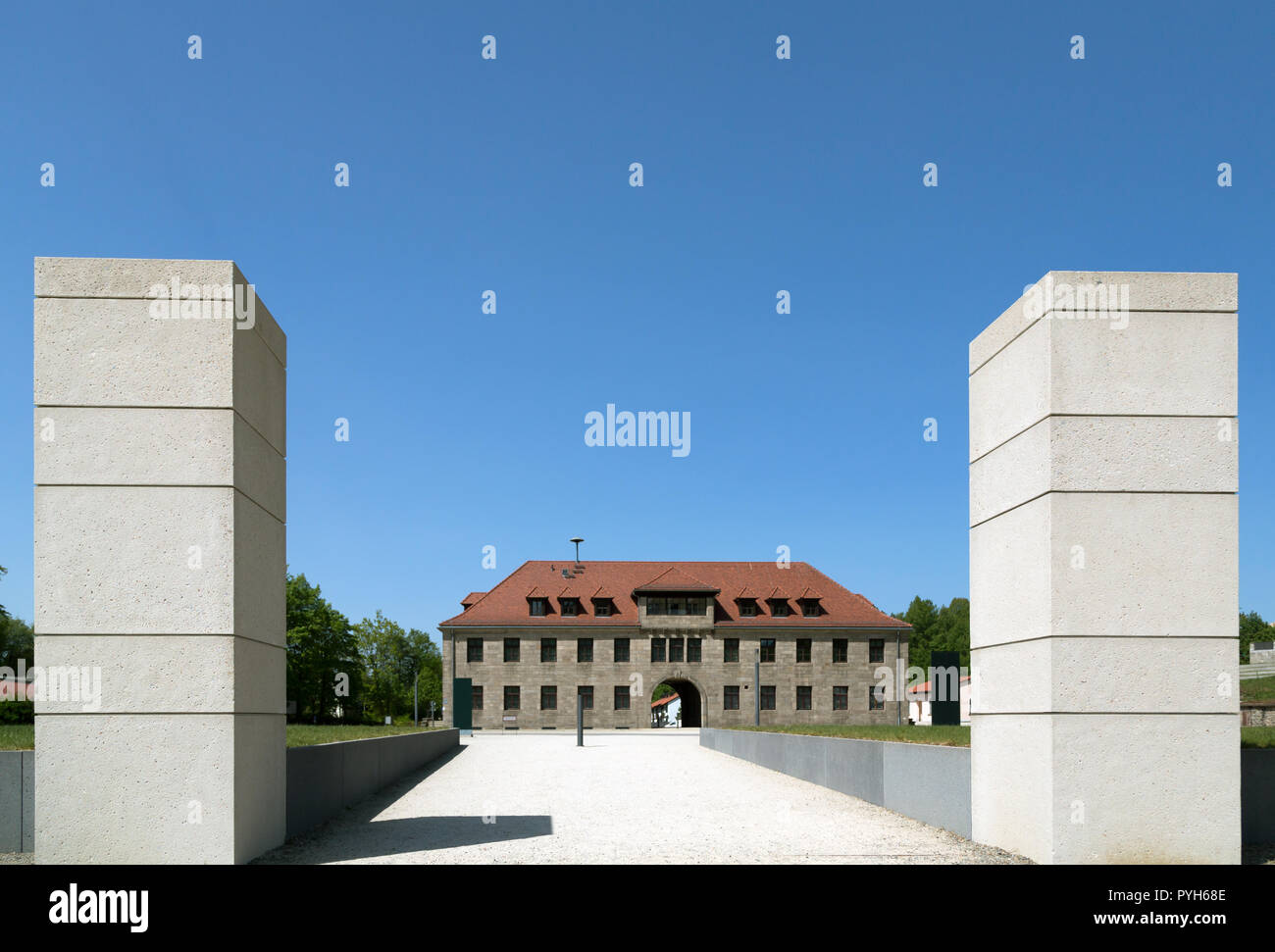 Bavaria, Germany - Flossenbuerg concentration camp memorial, SS ...
