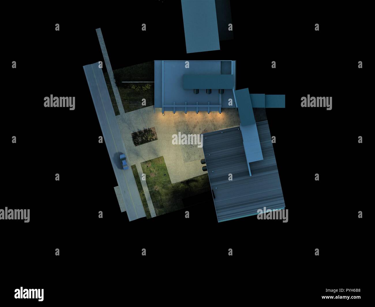 3d render house hi-res stock photography and images - Alamy