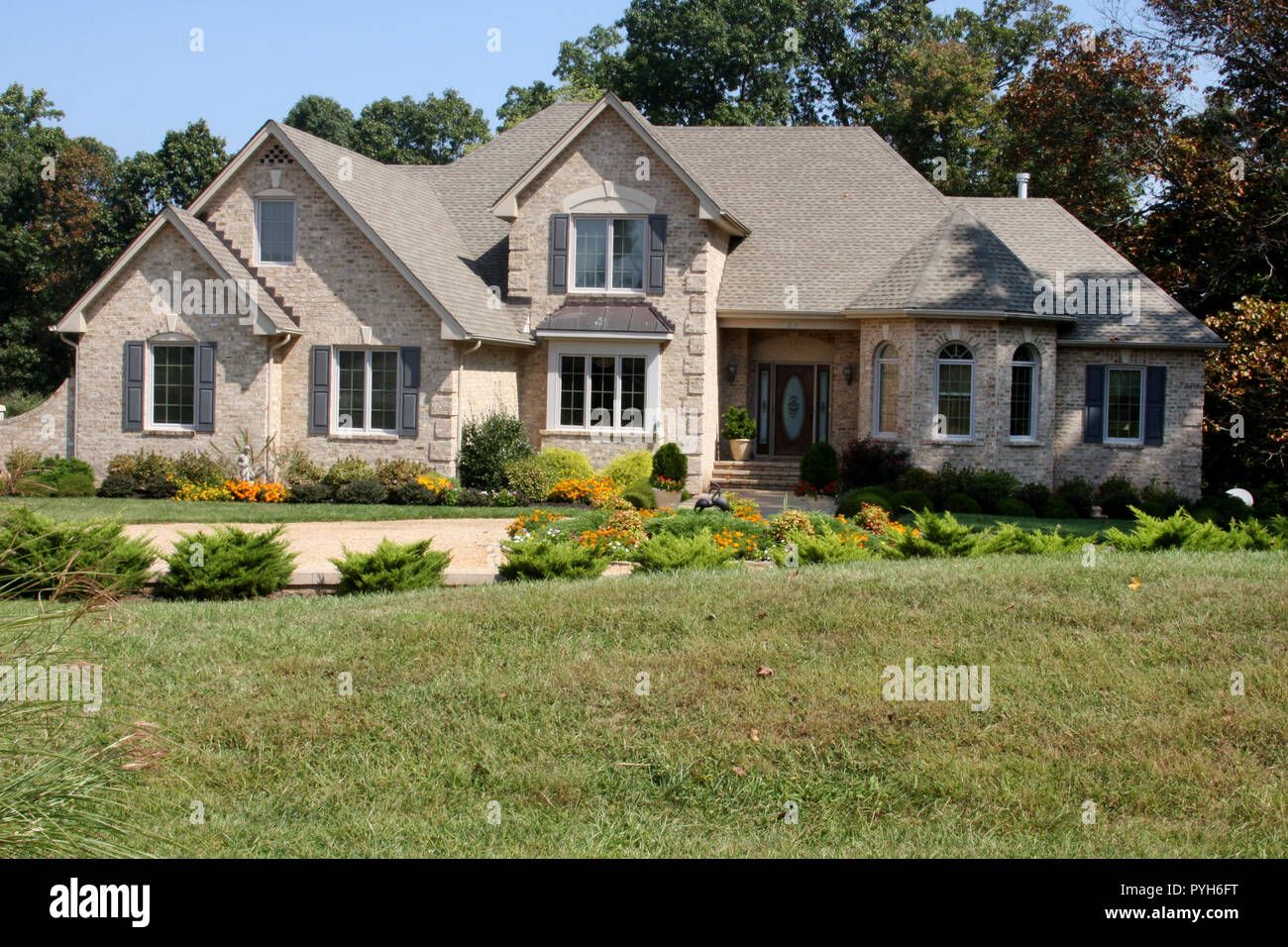 New large house in Virginia, USA Stock Photo - Alamy