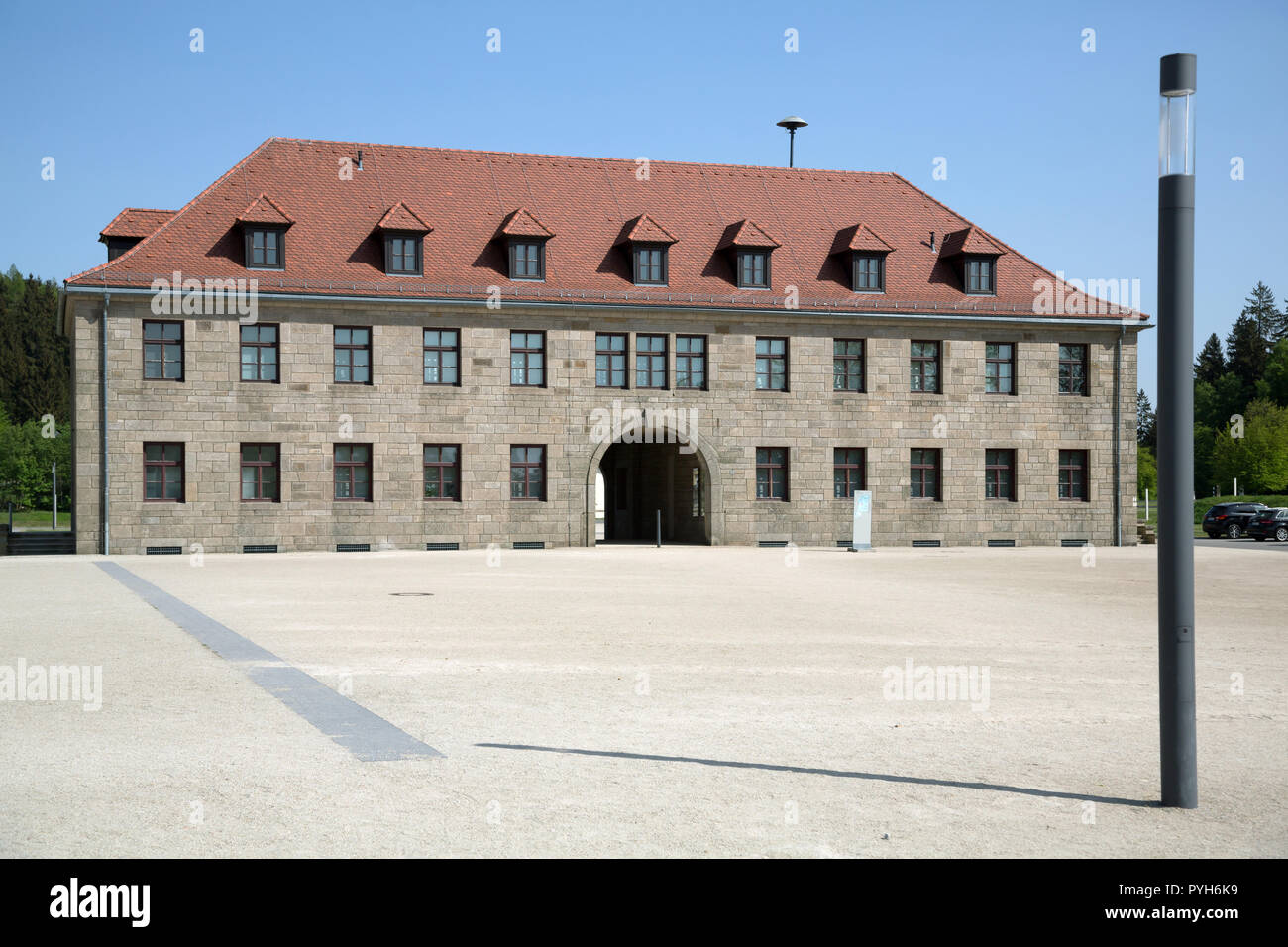 Bavaria, Germany - concentration camp memorial Flossenbuerg, SS ...