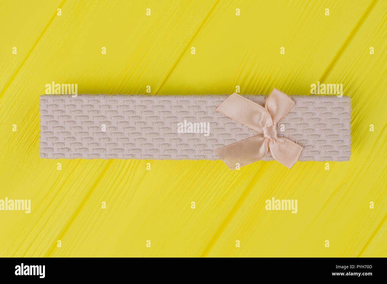 Yellow long gift box hi-res stock photography and images - Alamy