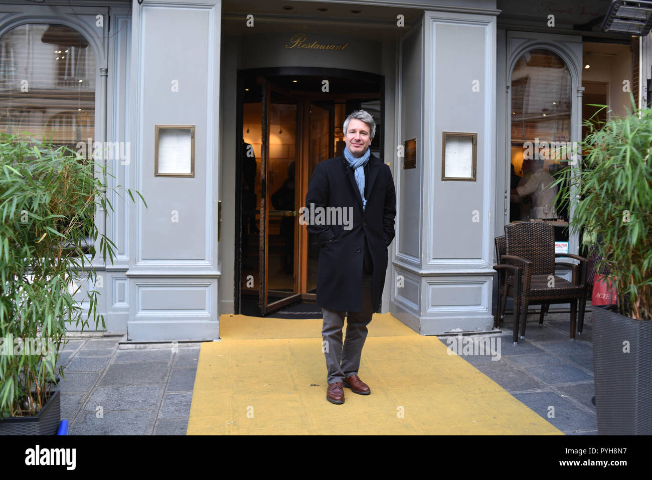 Paris: Eric Vuillard, 2017 Goncourt Prize, and Olivier Guez, Renaudot ...