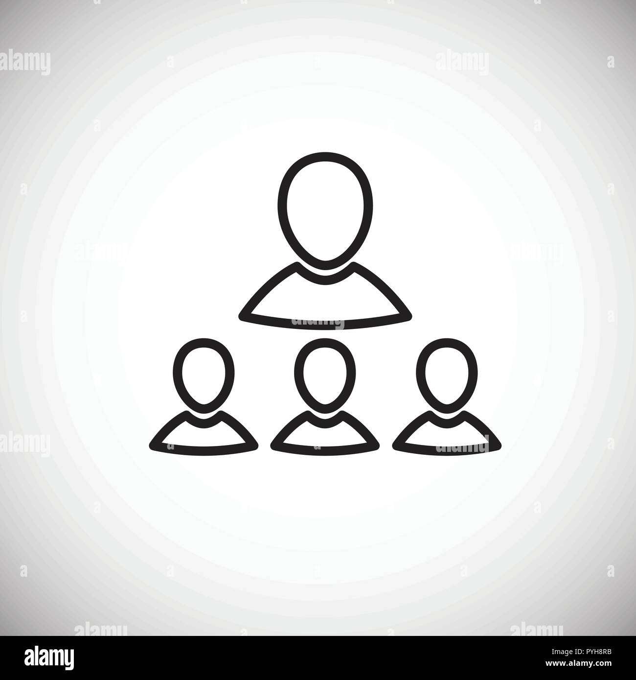 Business team line solid Stock Vector Images - Alamy