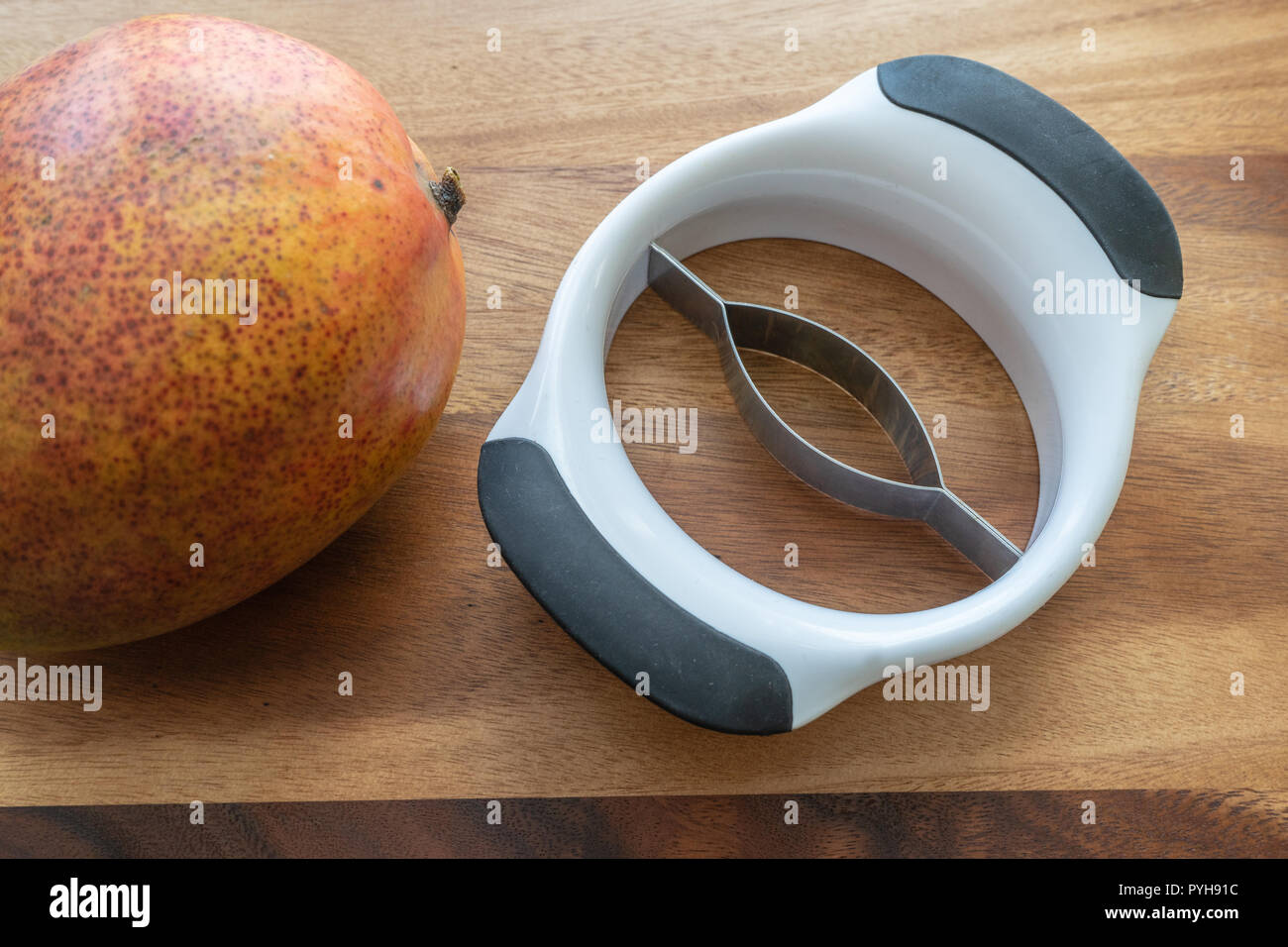 The Mango Splitter slices cleanly through the fruit and leaves almost ...