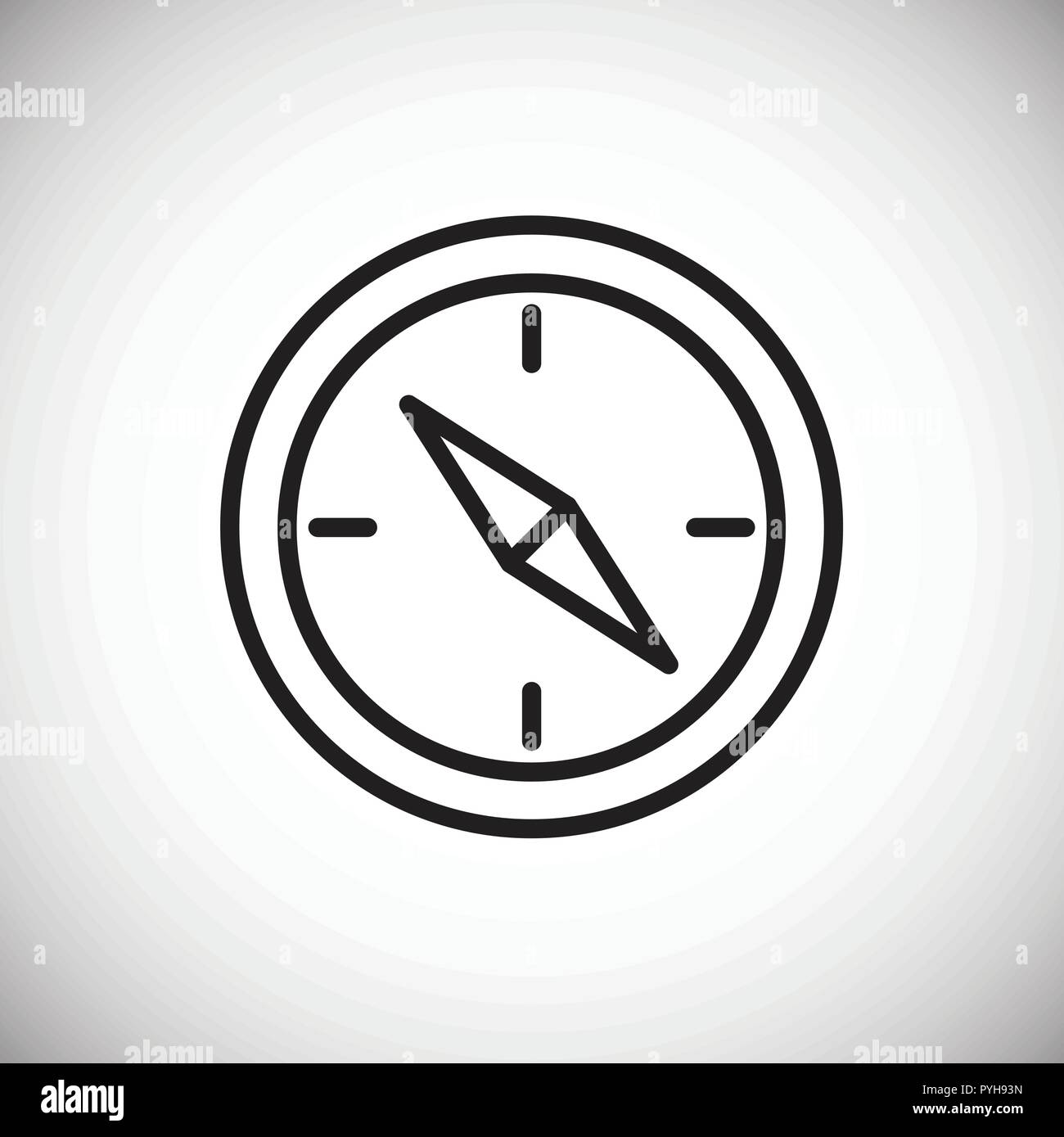 Compass browser on white background Stock Vector Image & Art - Alamy