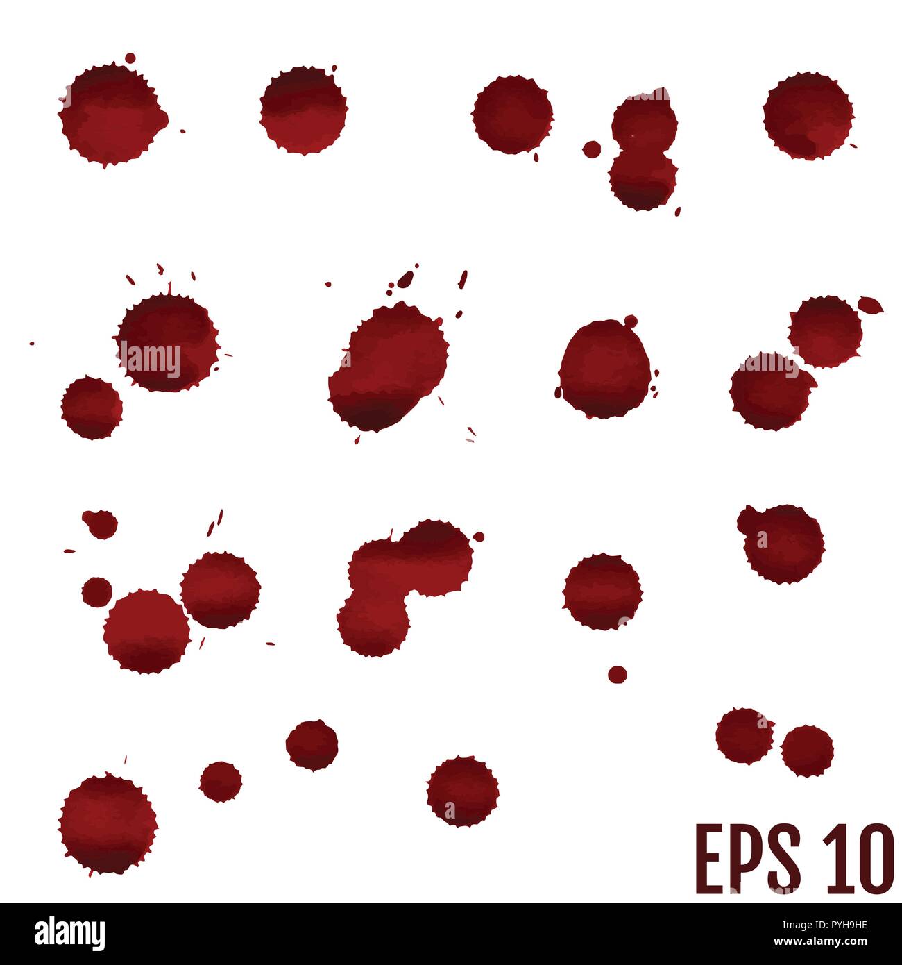 Halloween concept blood splatter on Stock Vector Images - Alamy
