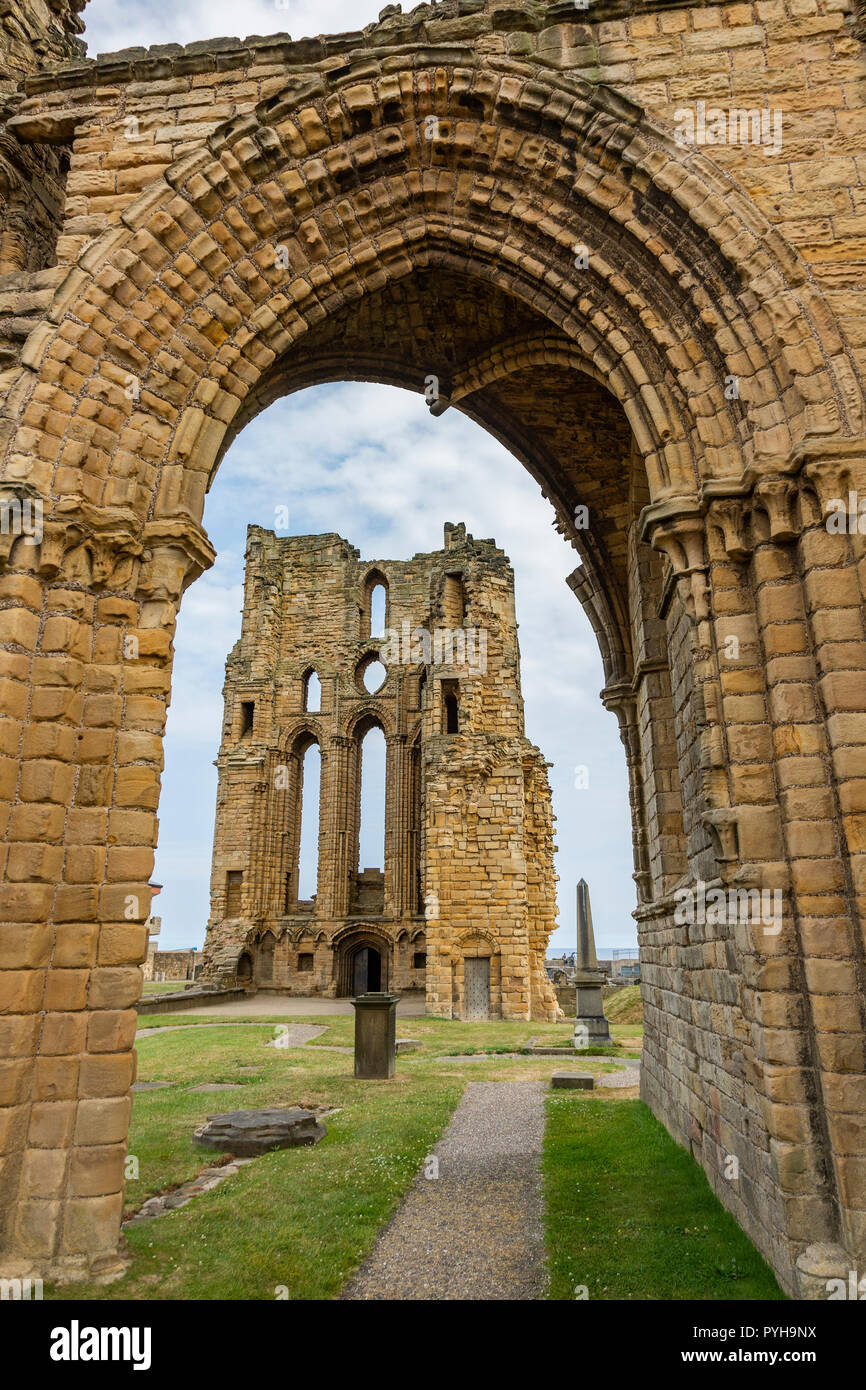 Tynemouth Castle and Priory Stock Photo - Alamy