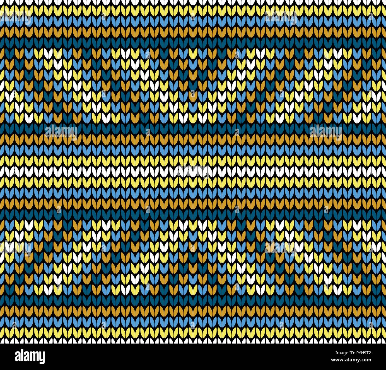 Abstract golden seamless lines knitting pattern background Stock Vector ...