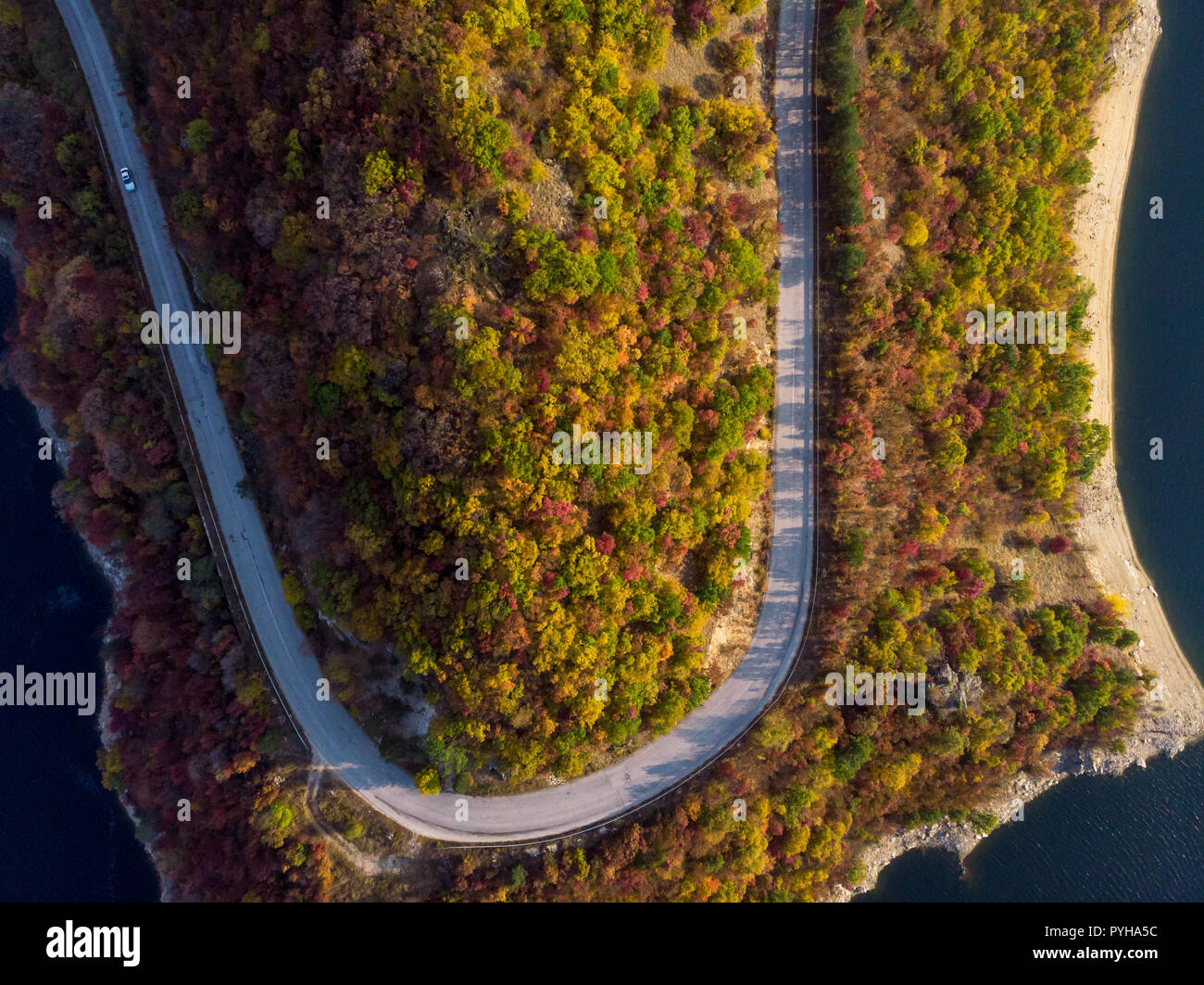 Overhead drone footage hi-res stock photography and images - Alamy
